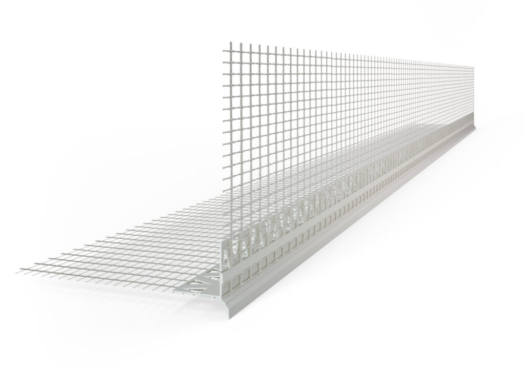 PVC-Tropfkantenprofil mit Gewebe - TG Textilglas